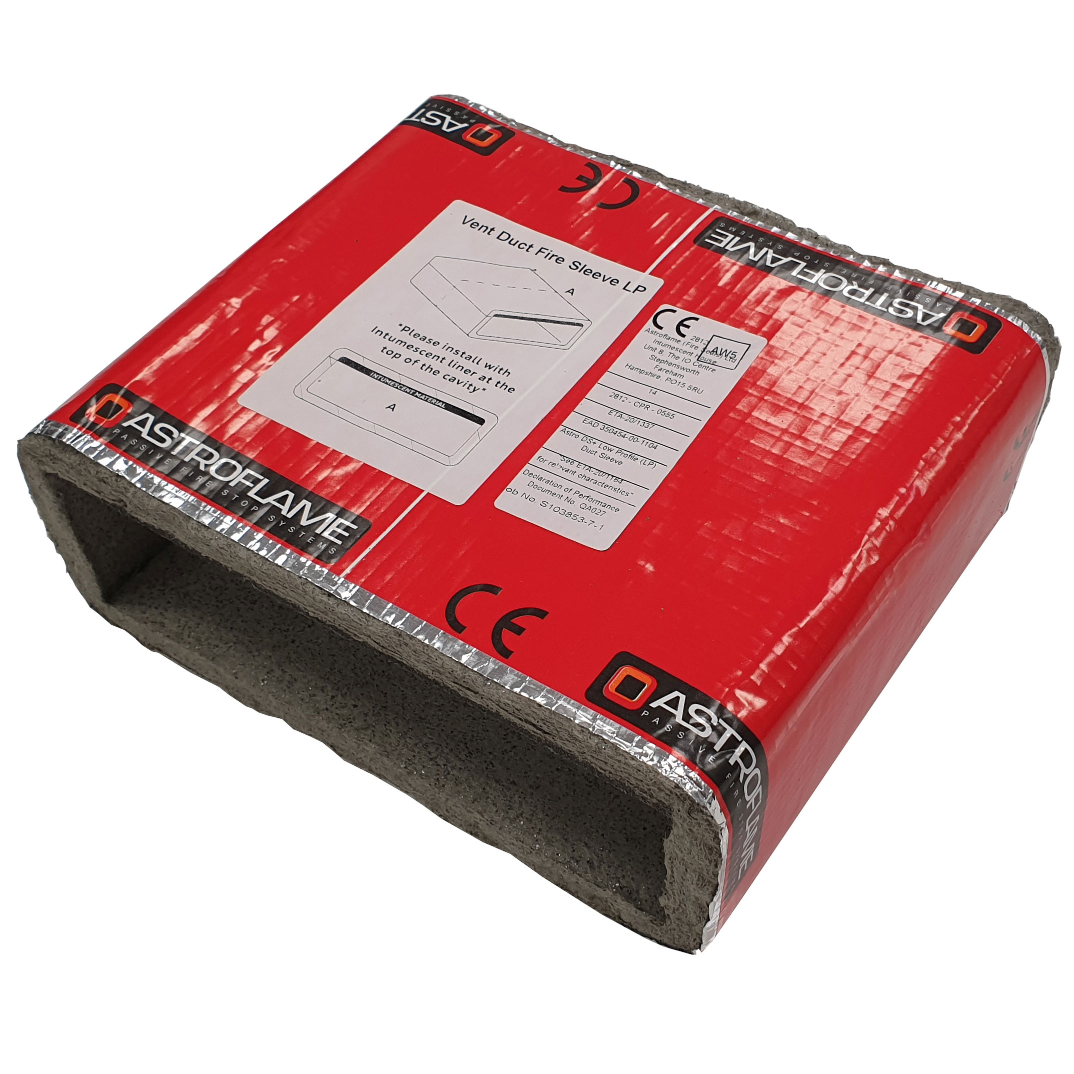 DS Duct Sleeve Low Profile - Size: 204 x 60mm | Buy At Intumescent.com