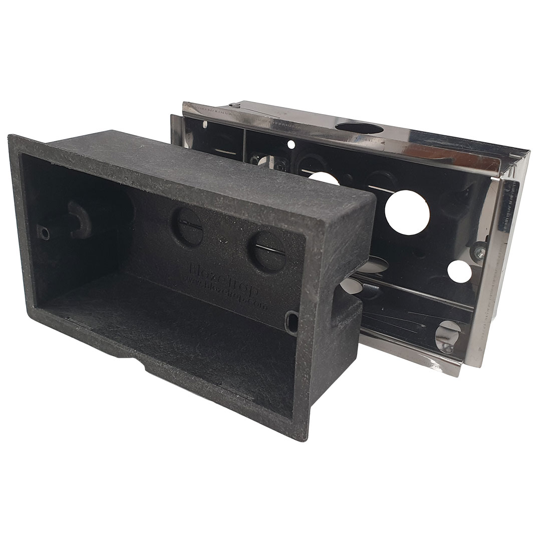 Blazetrap® - Double Rapid Outlet Box System | 134x74x50mm | 12.5 - 15mm ...